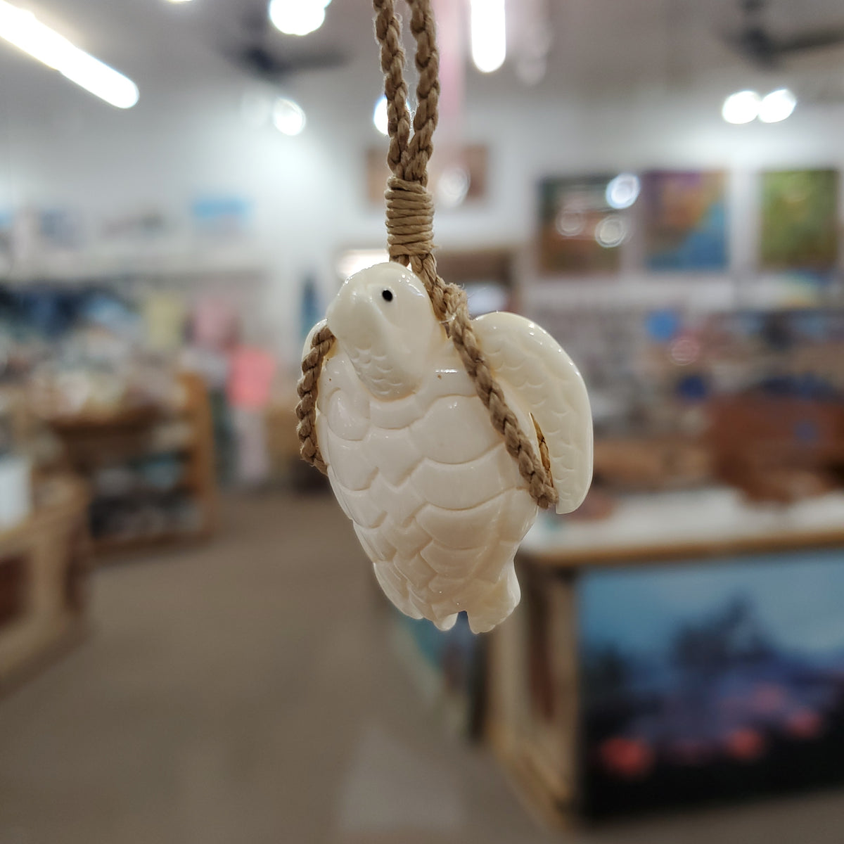 Bone Necklace Turtle – Ackerman Galleries